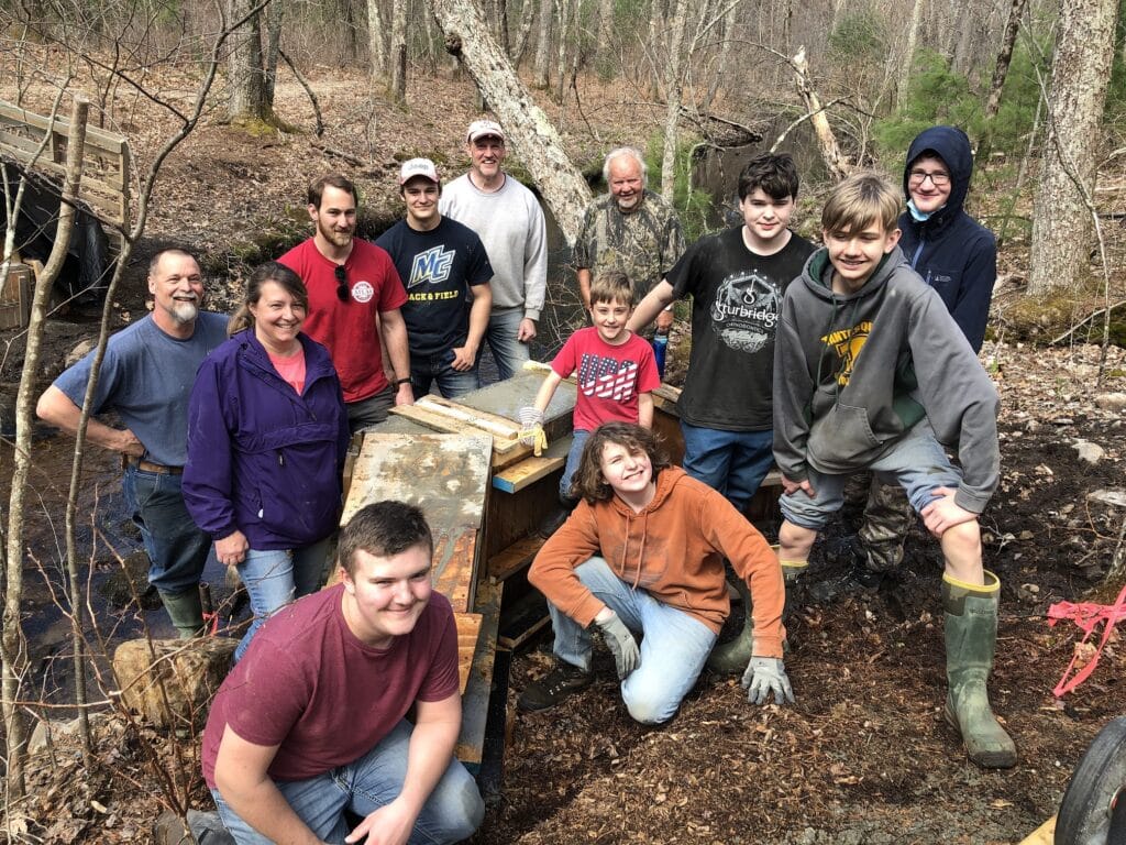 Scouts Help Build Bridges - The Norcross Wildlife Foundation